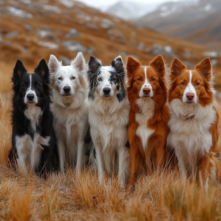 A Diversificação das Cores da Pelagem no Border Collie